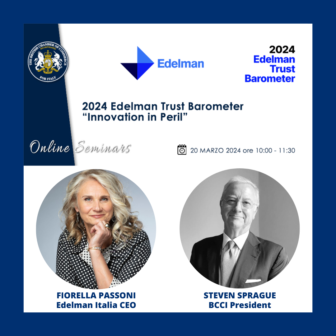 2024 Edelman Trust Barometer, “Innovation in Peril” | The British ...